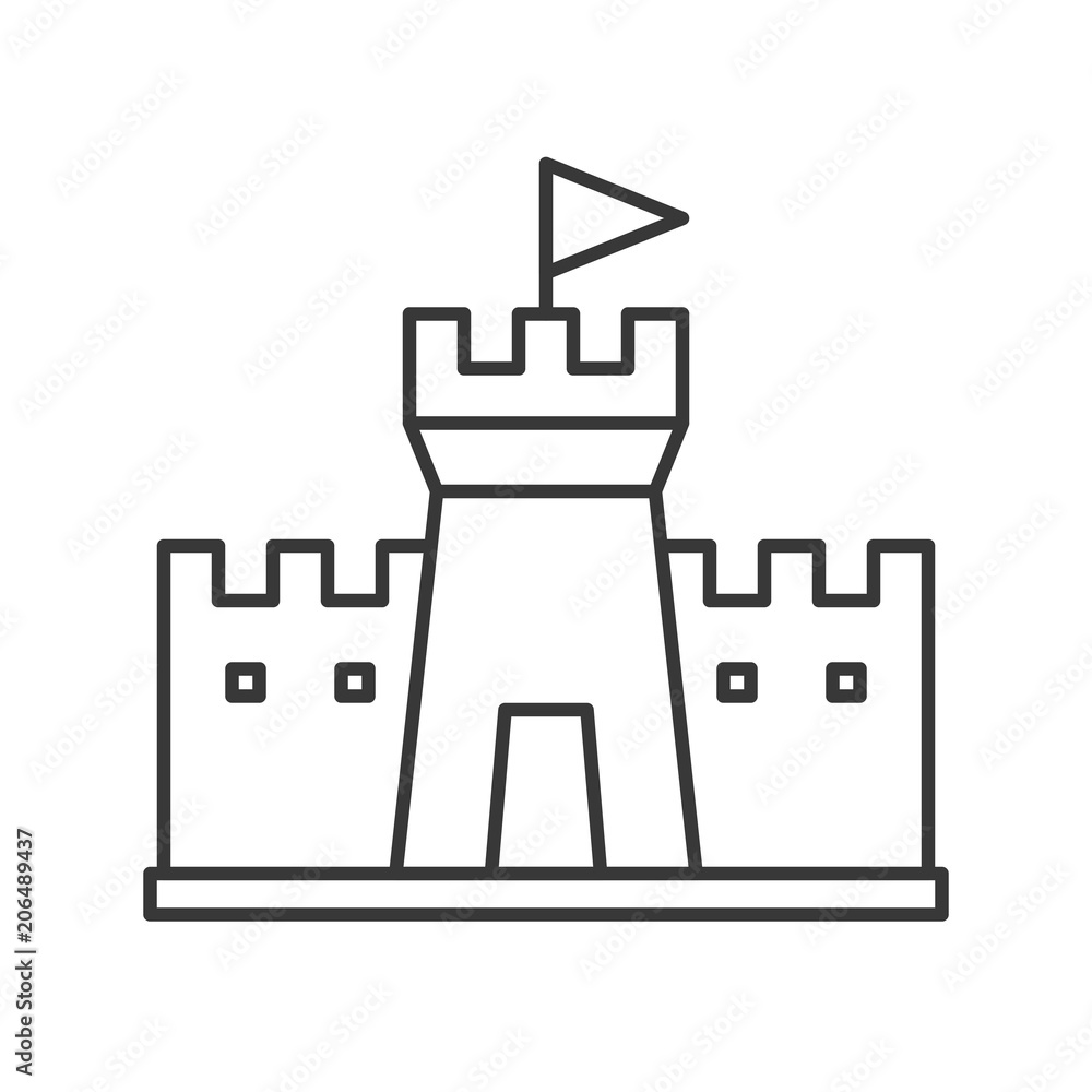 Simple Castle Outline