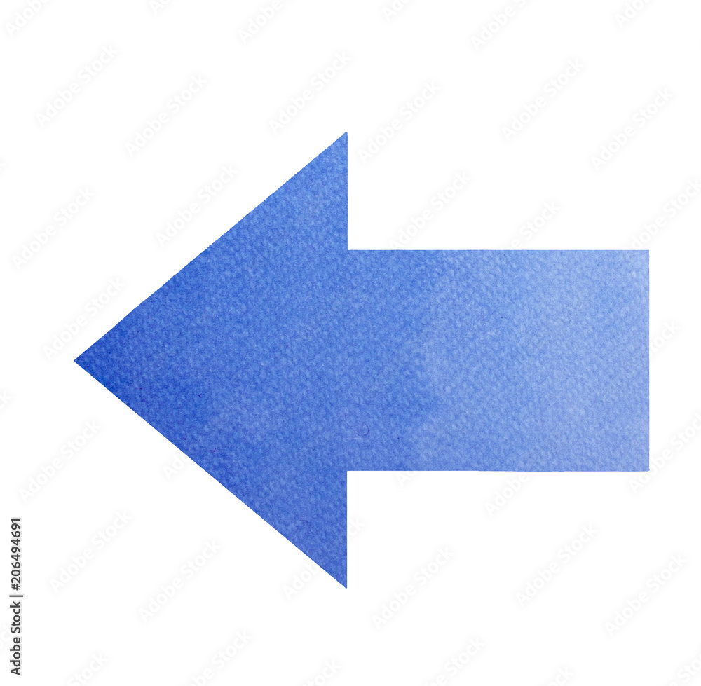 Blue Arrow Left