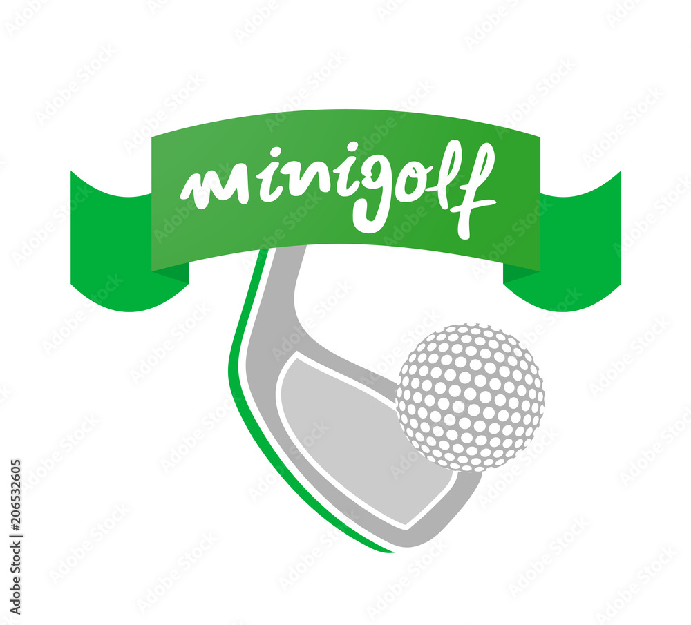 Minigolf sport icon Stock Vector | Adobe Stock