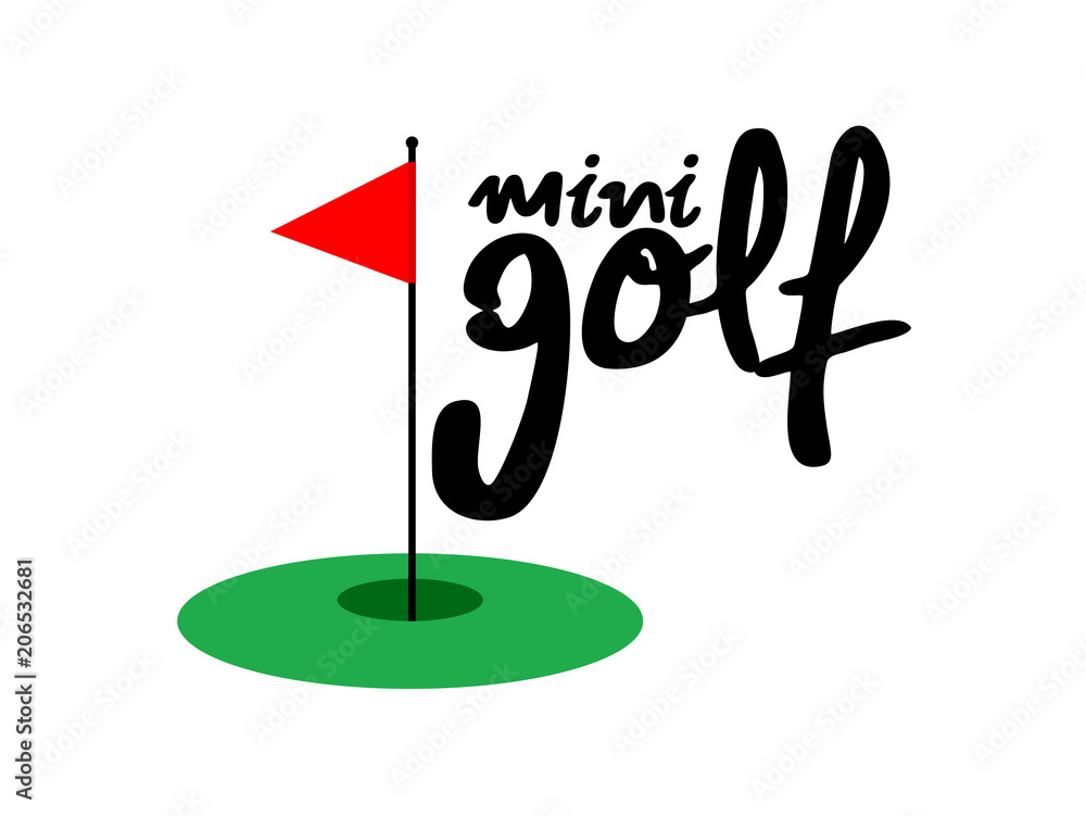 Minigolf icon Stock Vector | Adobe Stock