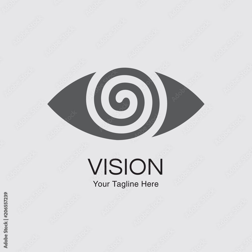 Eye vector logo design template Stock Vector | Adobe Stock