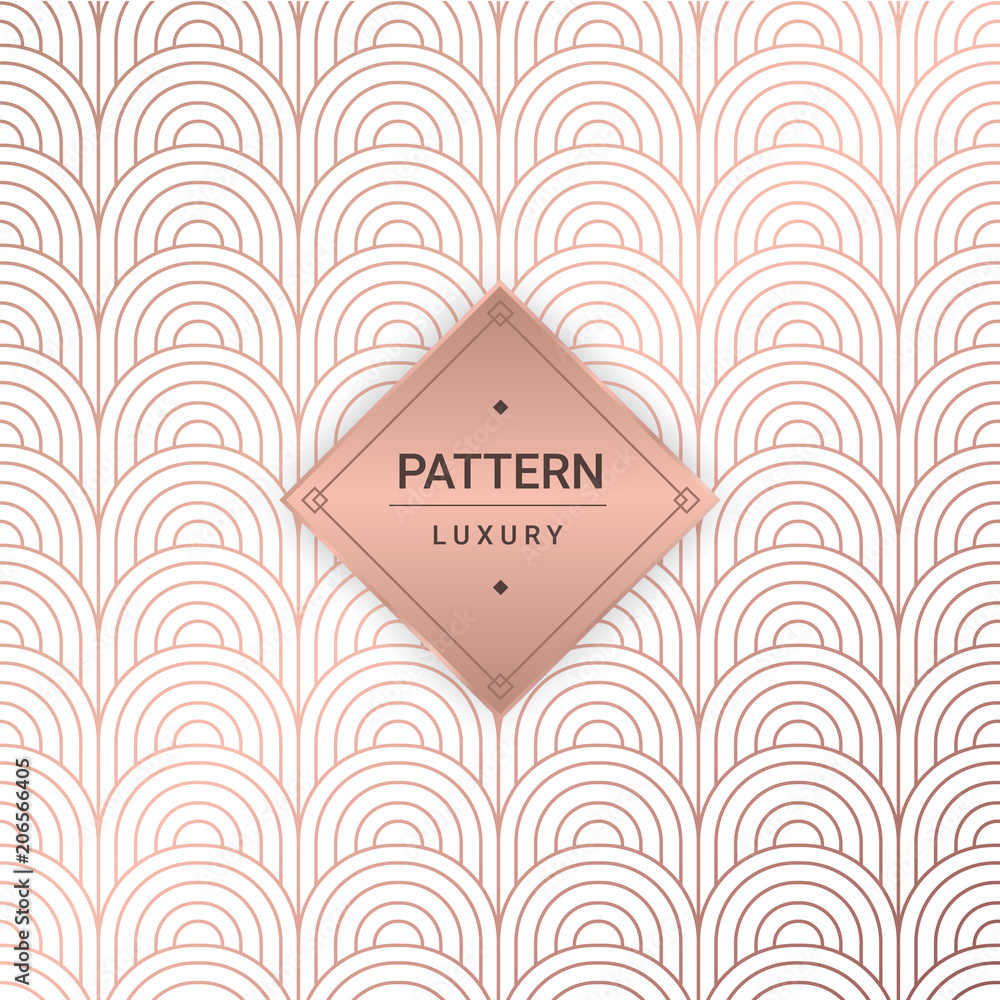 Seamless pink gold patterns. Vector illustration for Luxury wallpaper ...