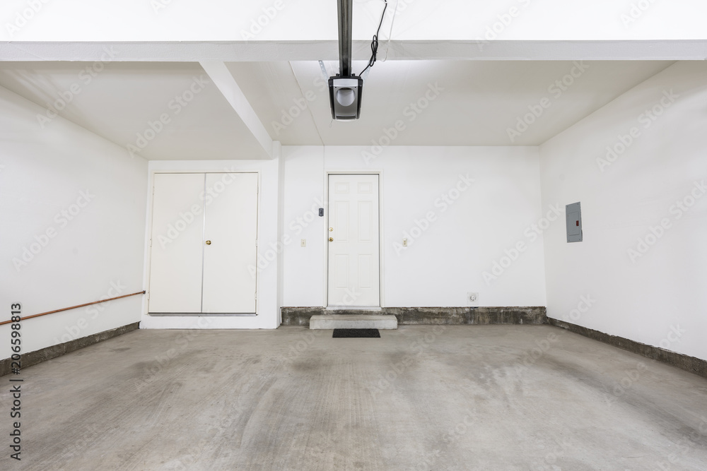 Empty Car Garage