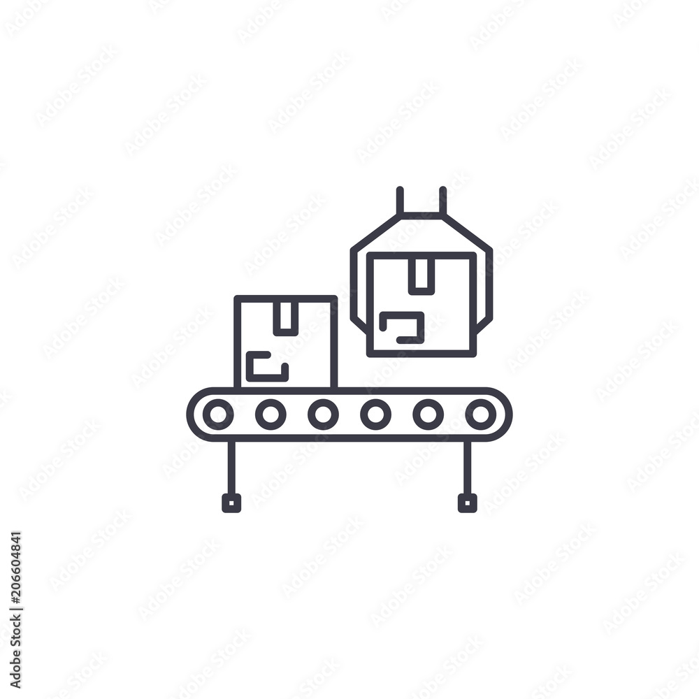 Factory Production Icon