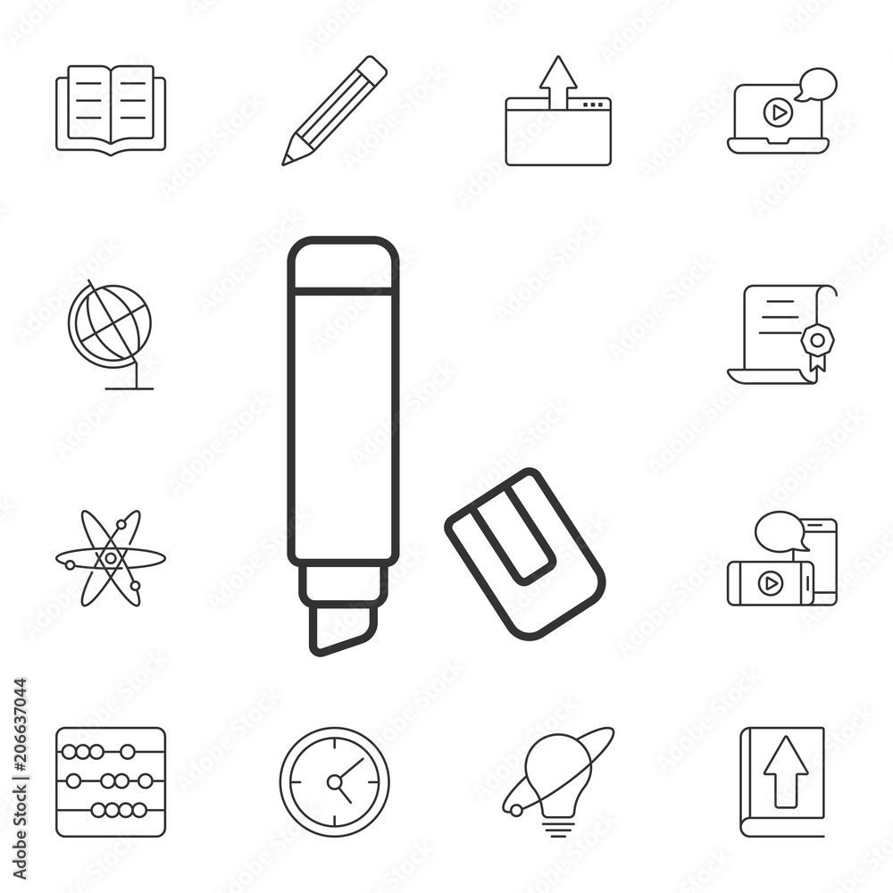 The marker icon. Simple element illustration. The marker symbol design ...