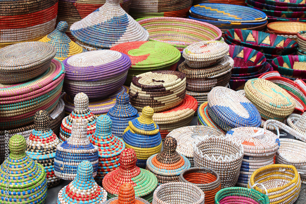 Paniers africains Stock Photo | Adobe Stock