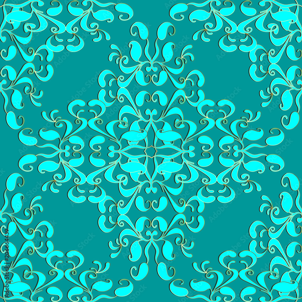 Light Turquoise Pattern Background
