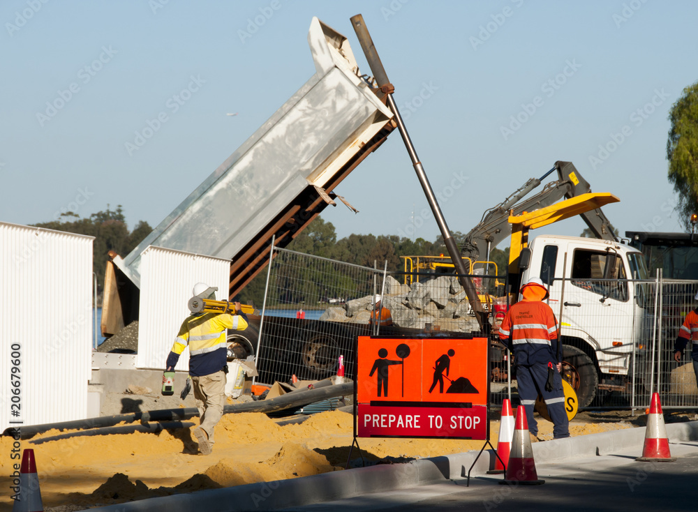 Active Construction Site Stock Photo | Adobe Stock