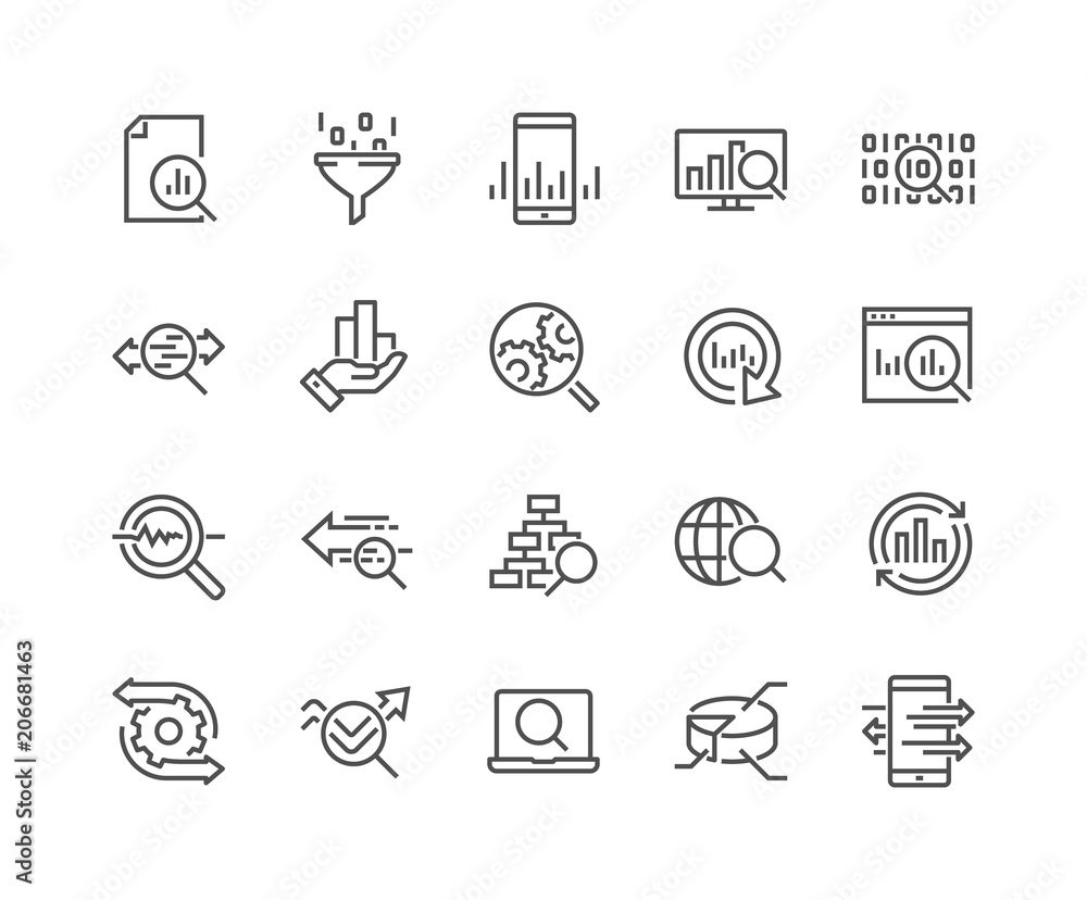Simple Set Of Data Analysis Related Vector Line Icons Contains Such simple-set-of-data-analysis-related-vector-line-icons-contains-such