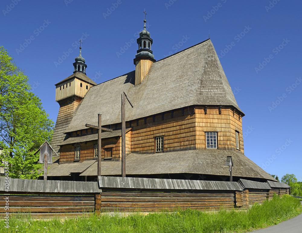 Church of the Blessed Virgin Mary and Archangel Michael in Haczow ...