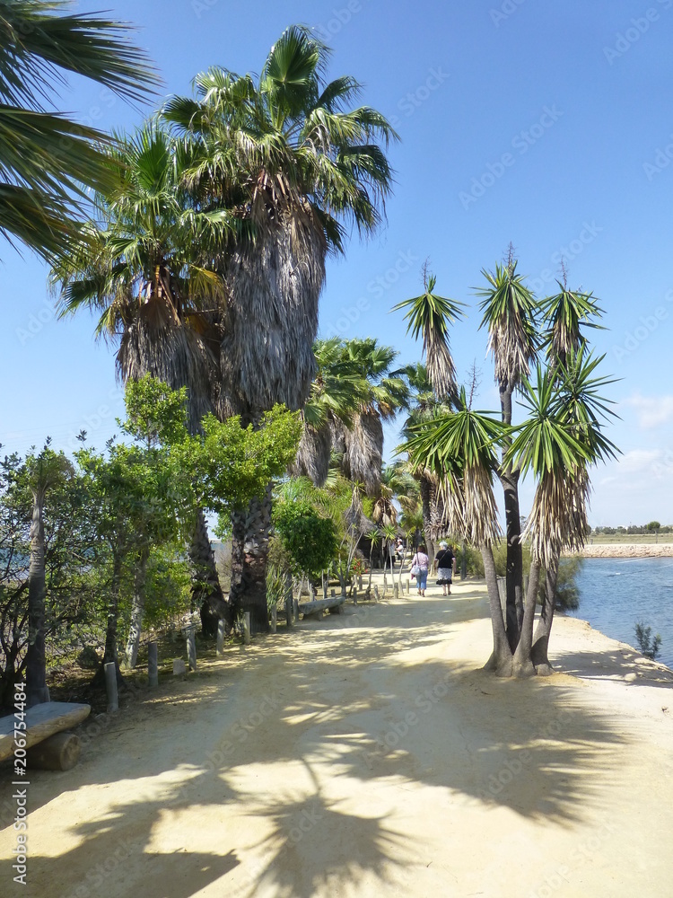Palos de la Frontera, localidad de Huelva (Andalucia,España) punto de ...