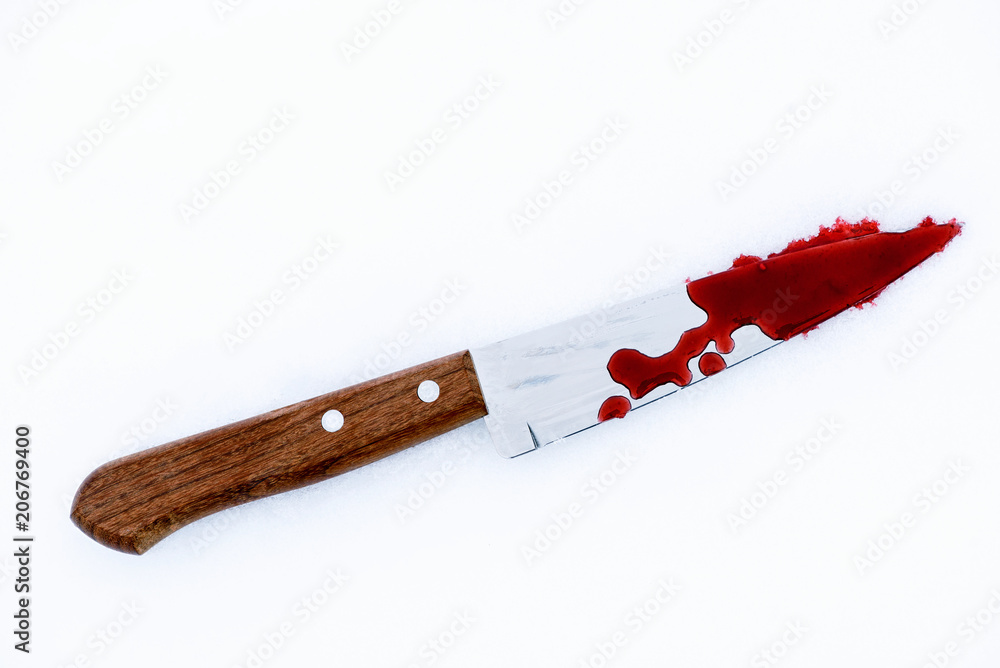 Real Murderer With Knife