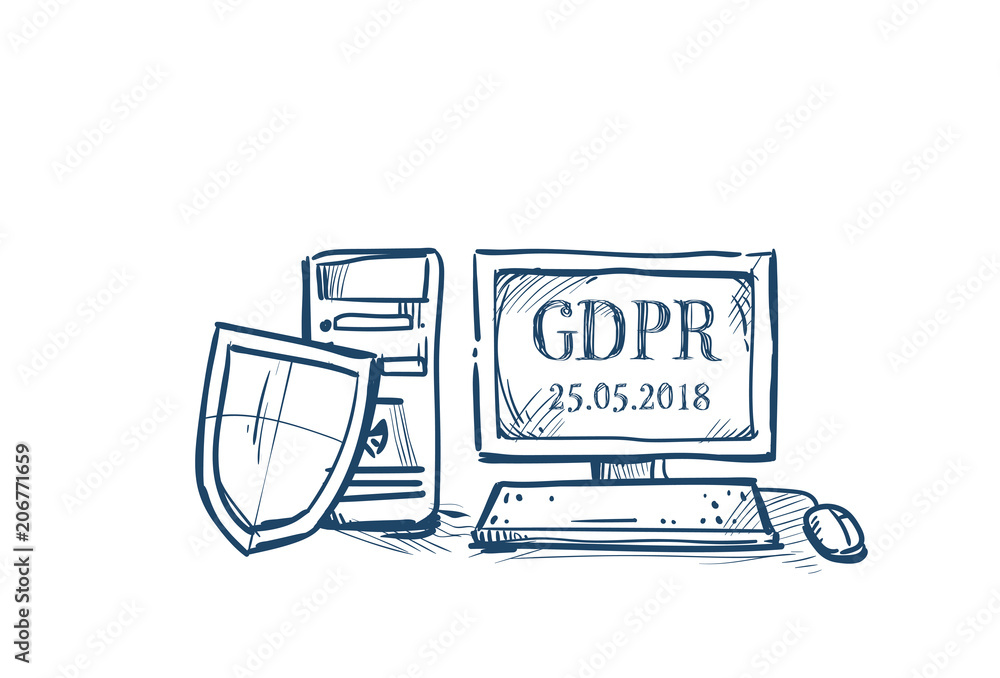 shield security and protection of personal data on computer General ...