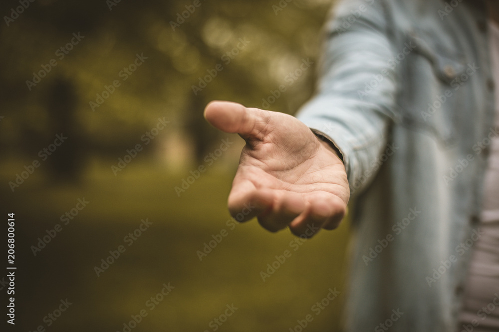 Raised hand. Stock Photo | Adobe Stock