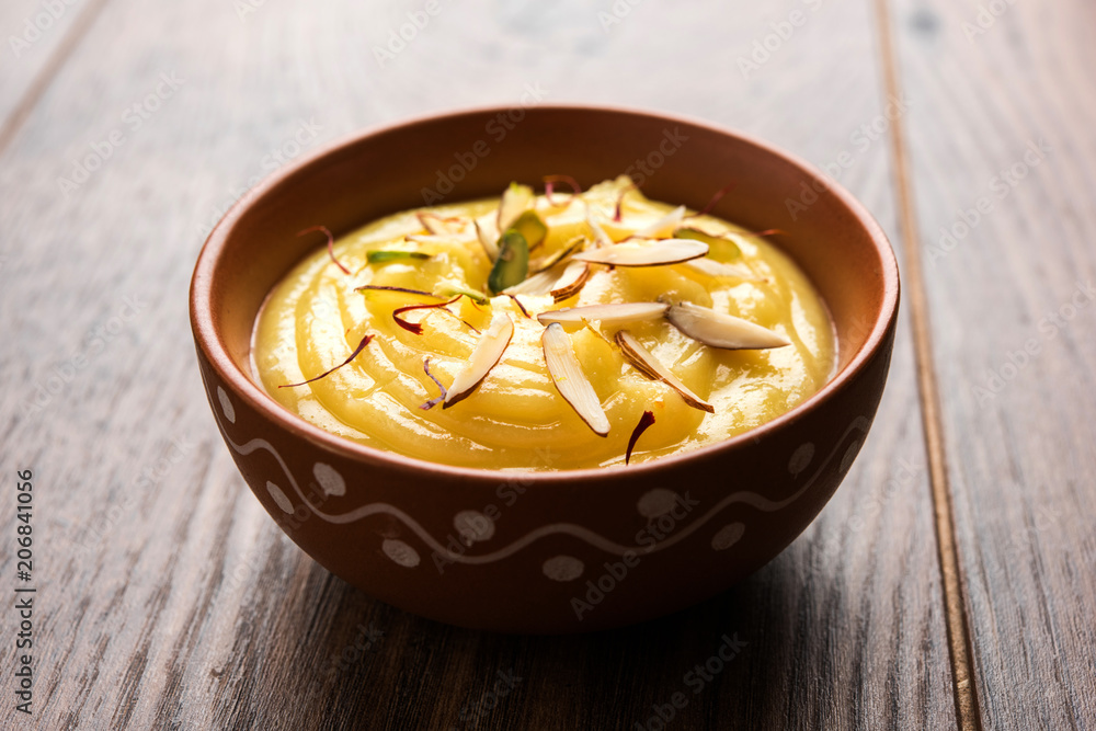 Shrikhand OR Srikhand is an Indian dessert made of strained yogurt ...