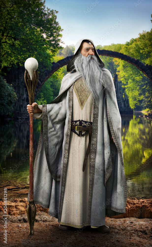 White Wizard Art
