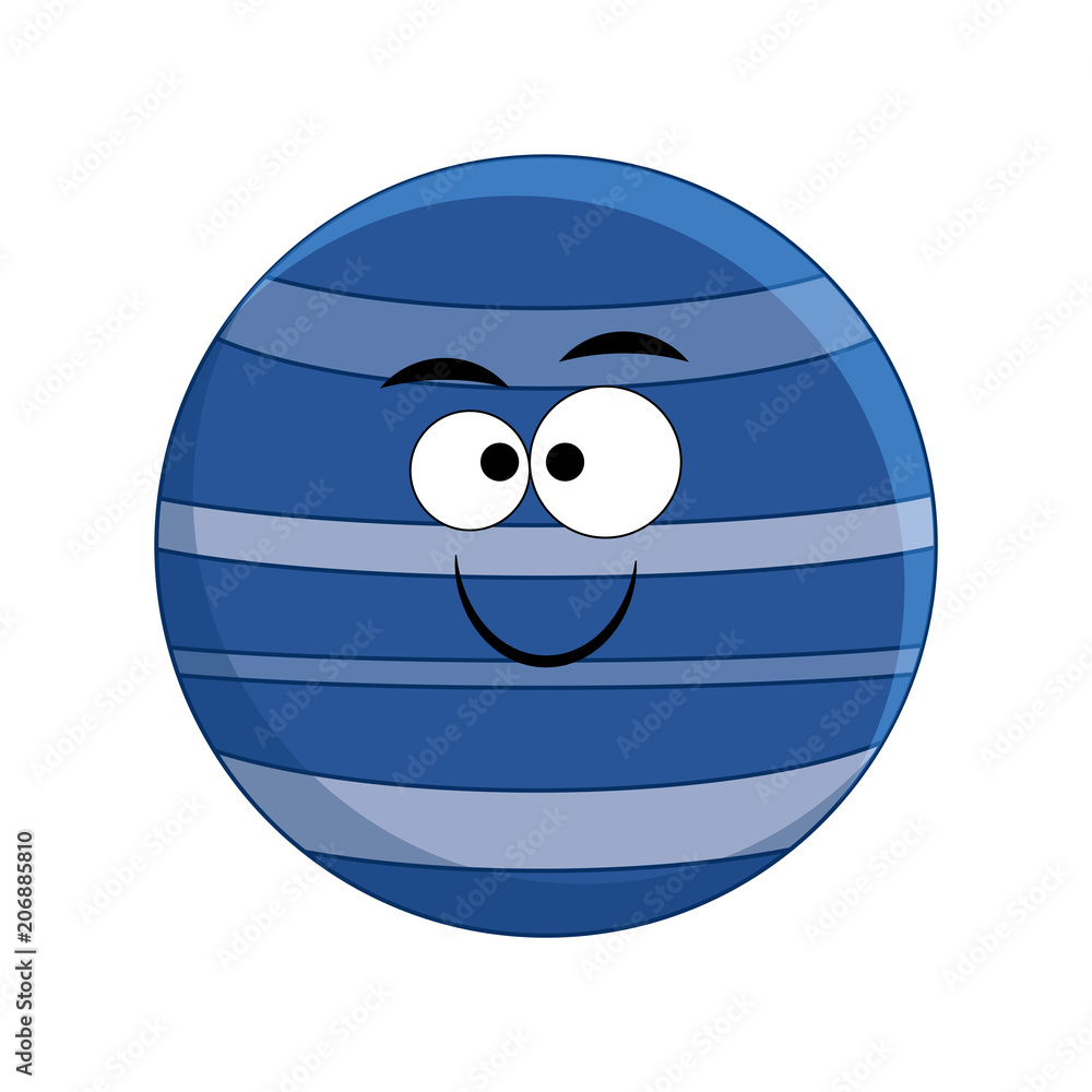 Cartoon Neptune