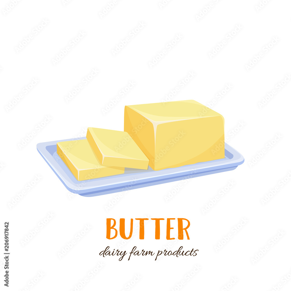 Vector butter icon Stock Vector | Adobe Stock