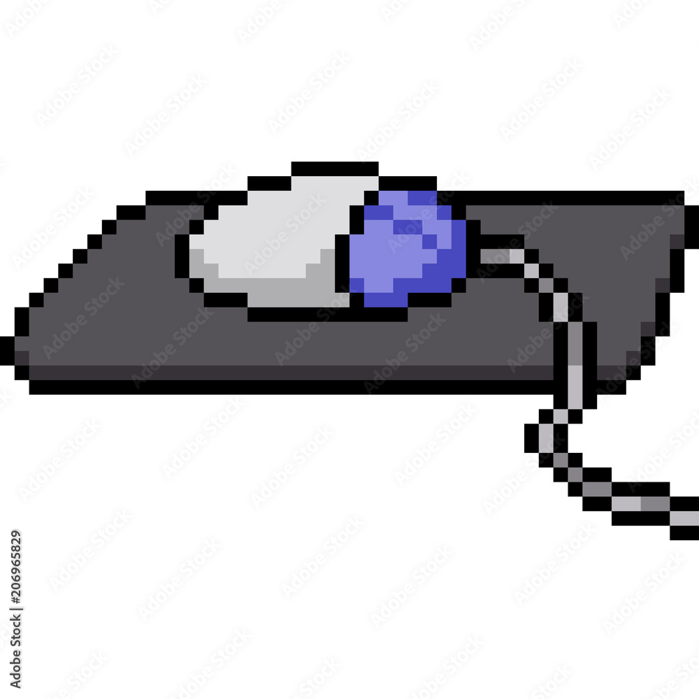 vector pixel art computer mouse Stock Vector | Adobe Stock