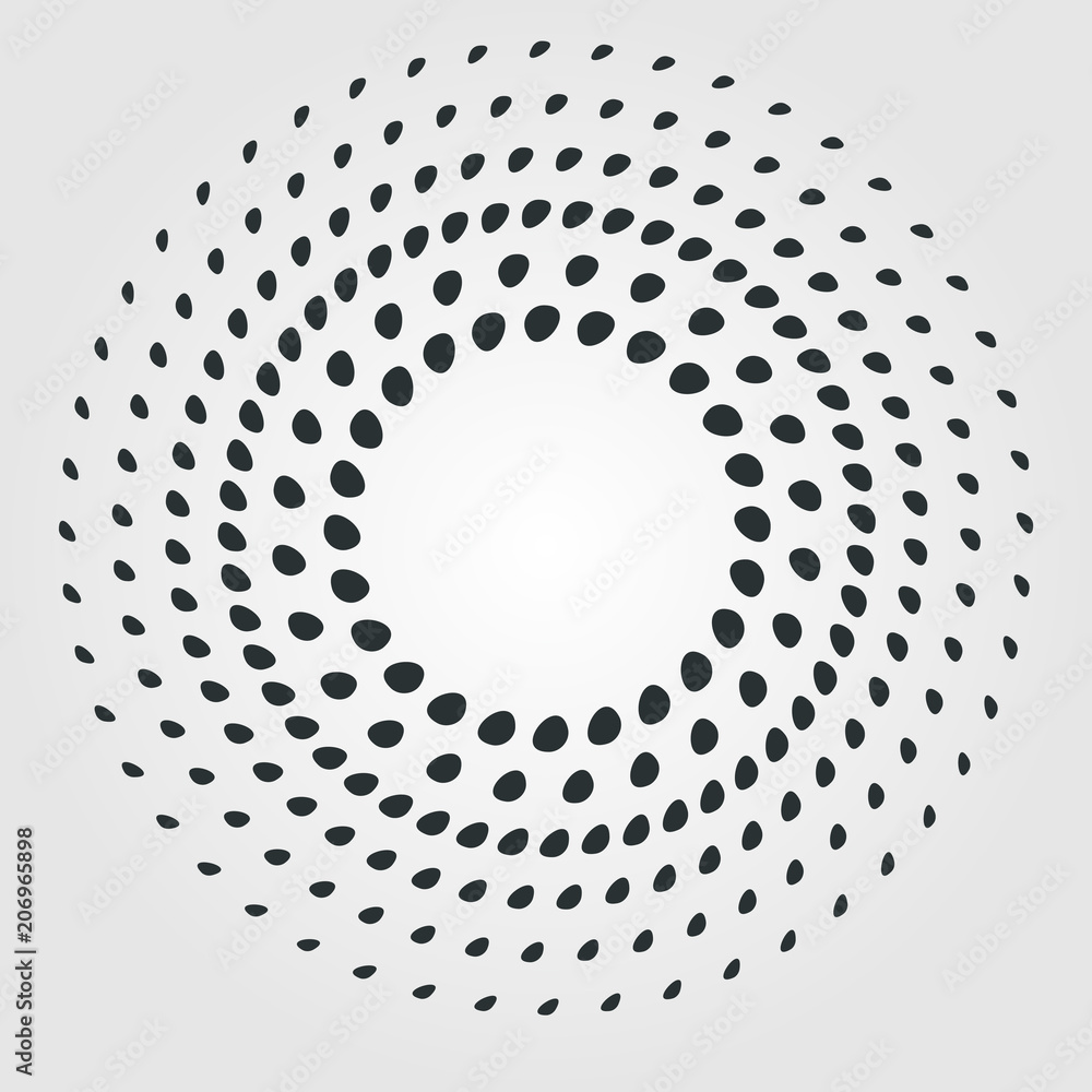 Element for design. Circle with dynamic radial rays. Vector ...