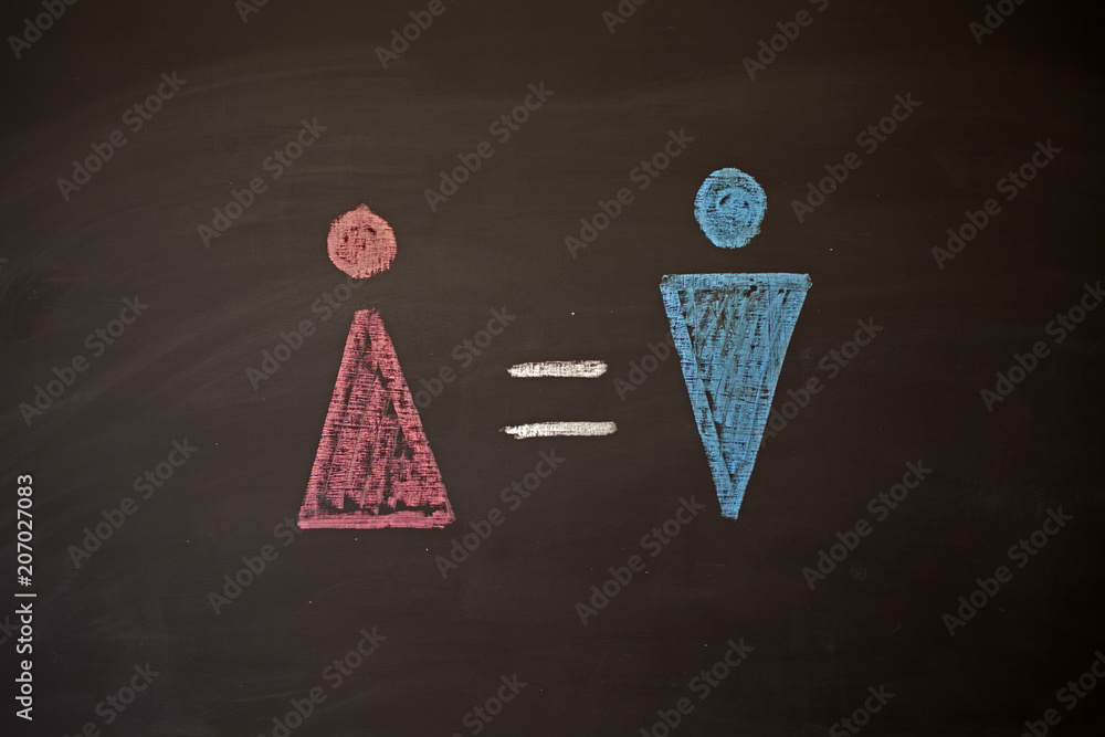 The female gender symbol is equal to the male concept of gender ...
