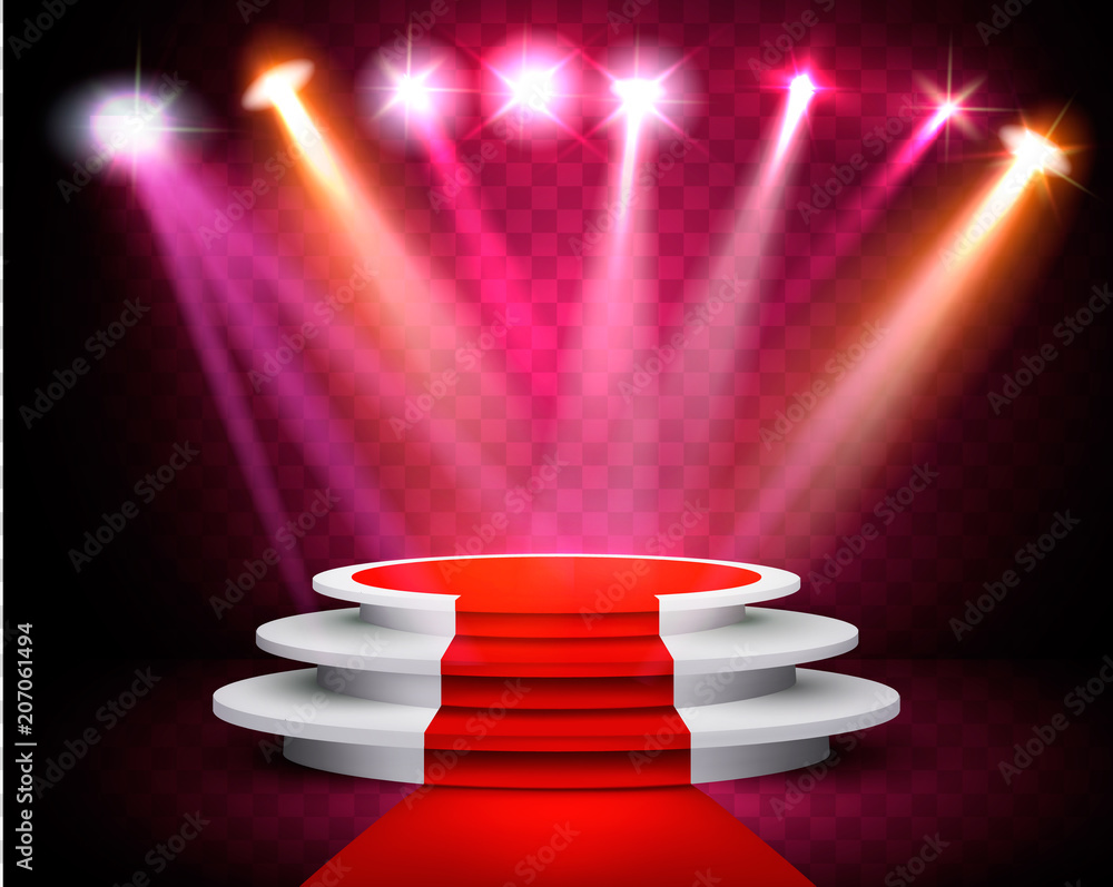 Red Carpet Poster Background