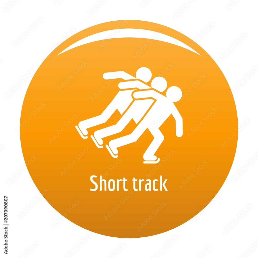 Shorttrack icon. Simple illustration of short track vector icon for any ...