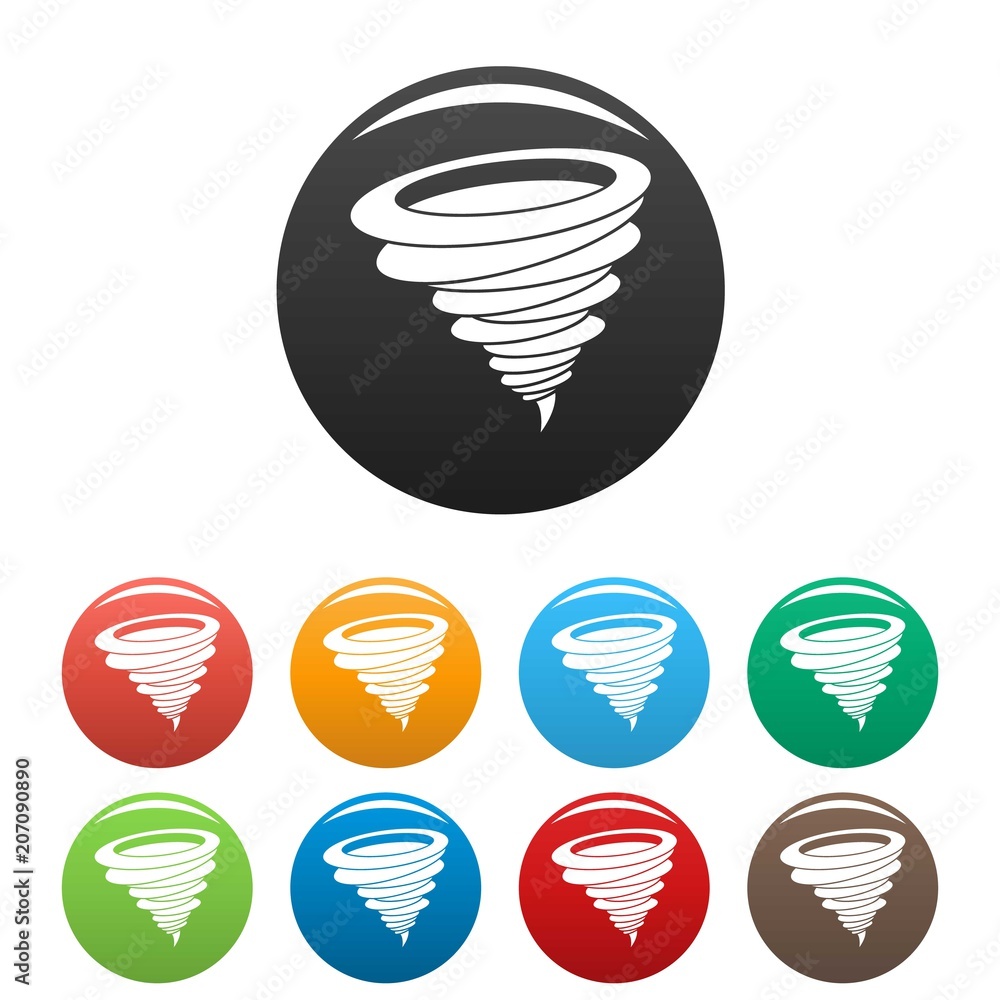 White Hurricane Icon