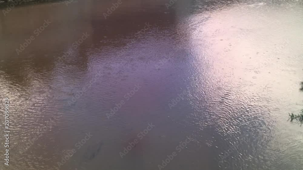 blue, rain, water, liquid, river, weather, pond, heavy, bubble ...