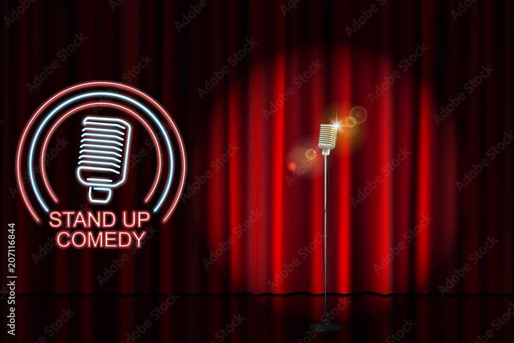 Stand Up Comedy Curtains