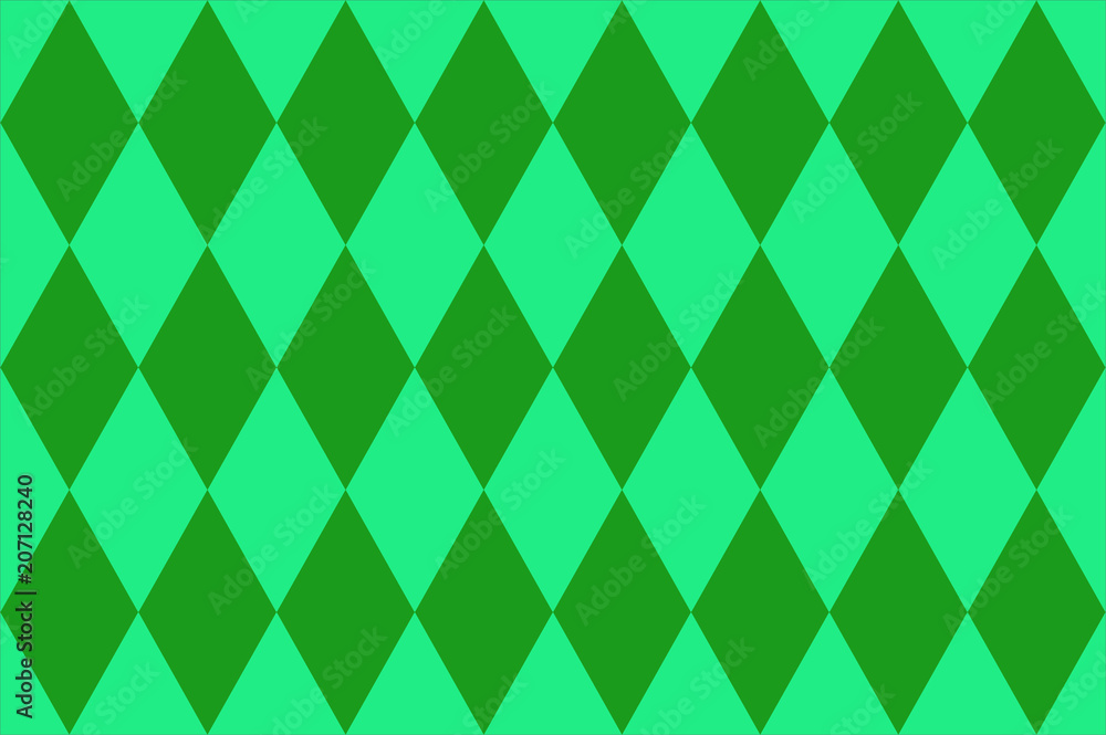 Fondo de rombos verdes. Stock Vector | Adobe Stock