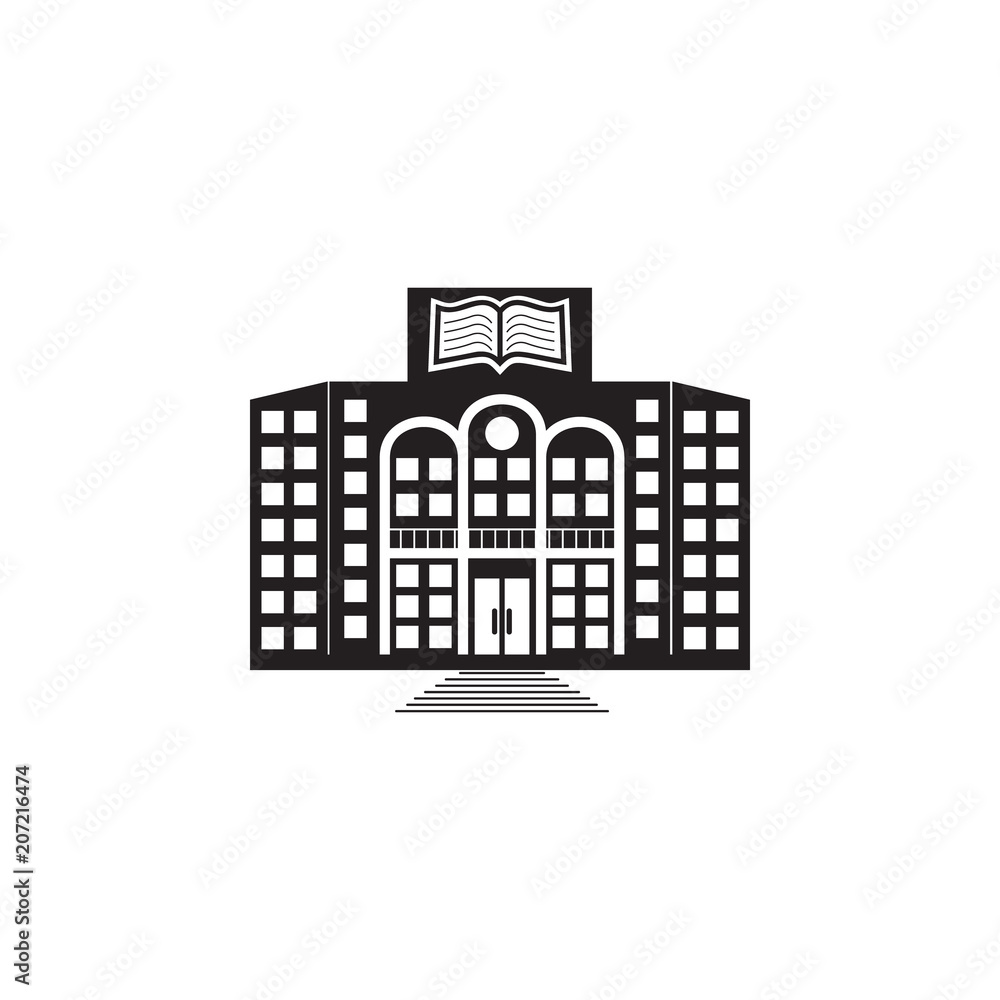 library building illustration. Element of library icon for mobile ...