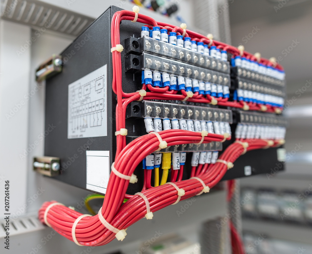 Electrical switchgear,Industrial electrical switch panel at substation ...