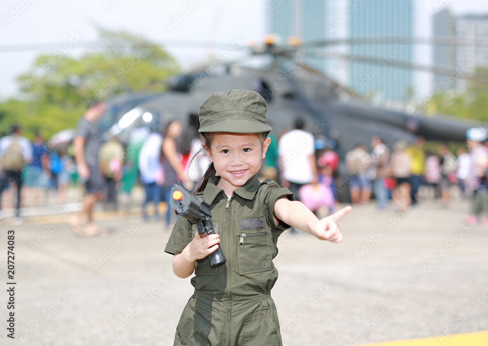 Military Little Girl Costume