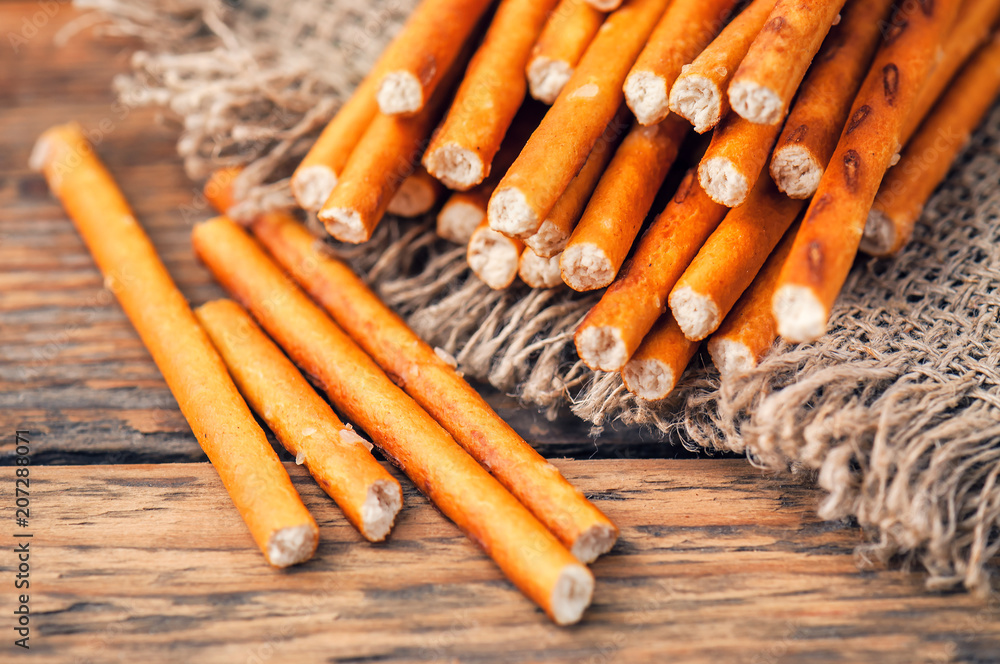 delicious salted sticks Stock-Foto | Adobe Stock