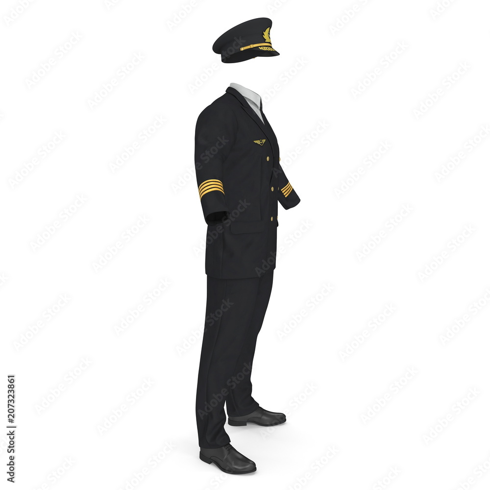 Airline Pilot Uniform White