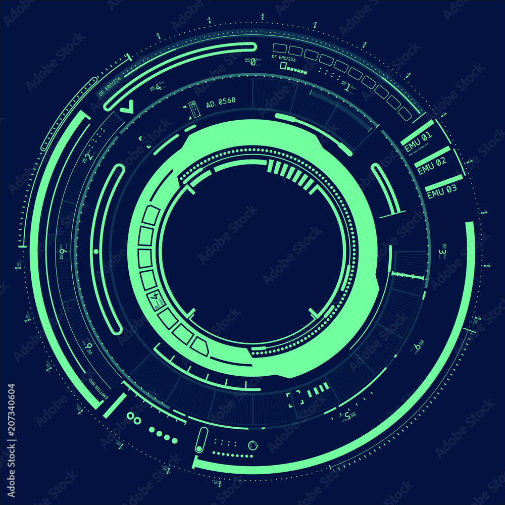 Futuristic Interface Vector