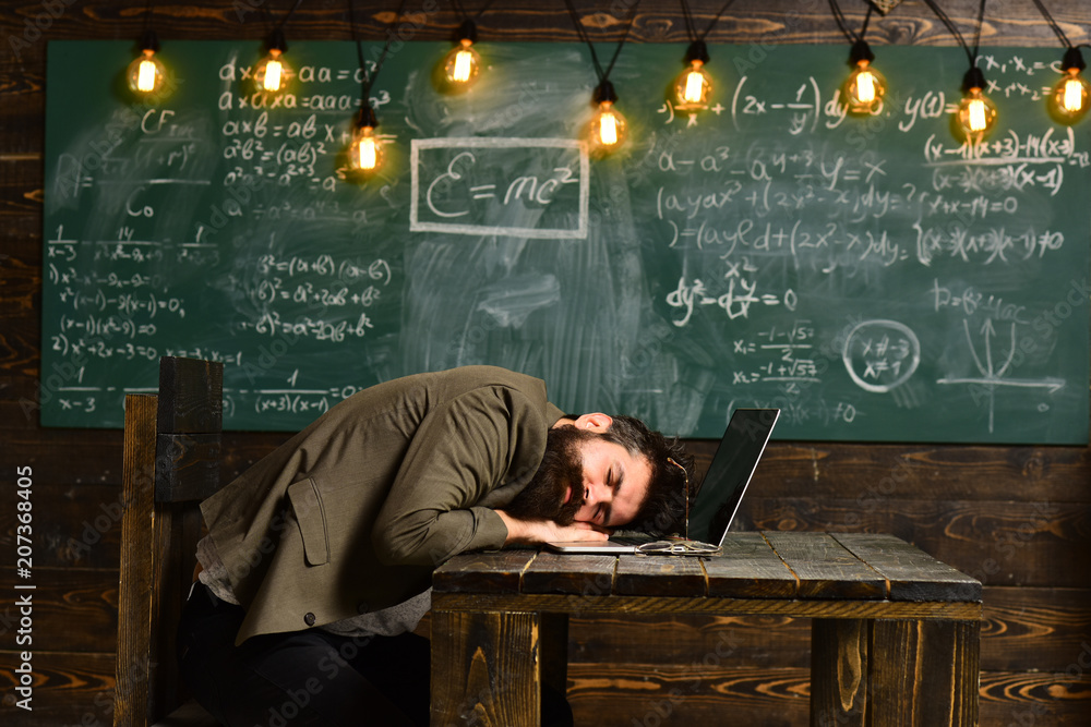 Student looks for studying method that suits his learning style, Back ...