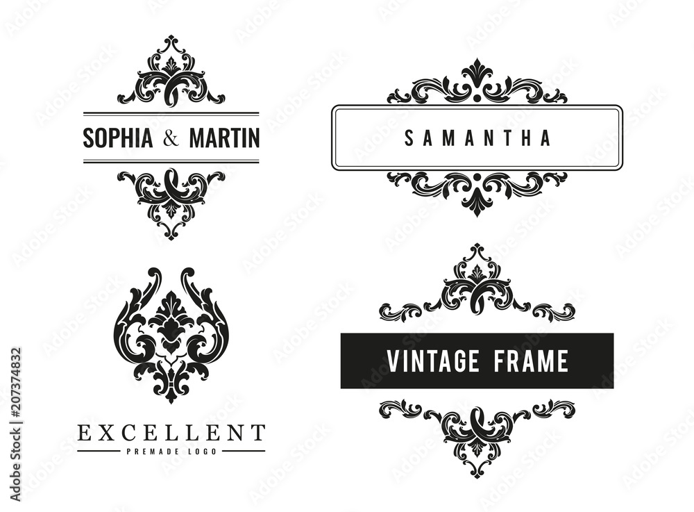 Vintage Logo Frame