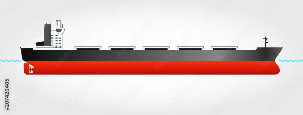 oil tanker Stock Vector | Adobe Stock