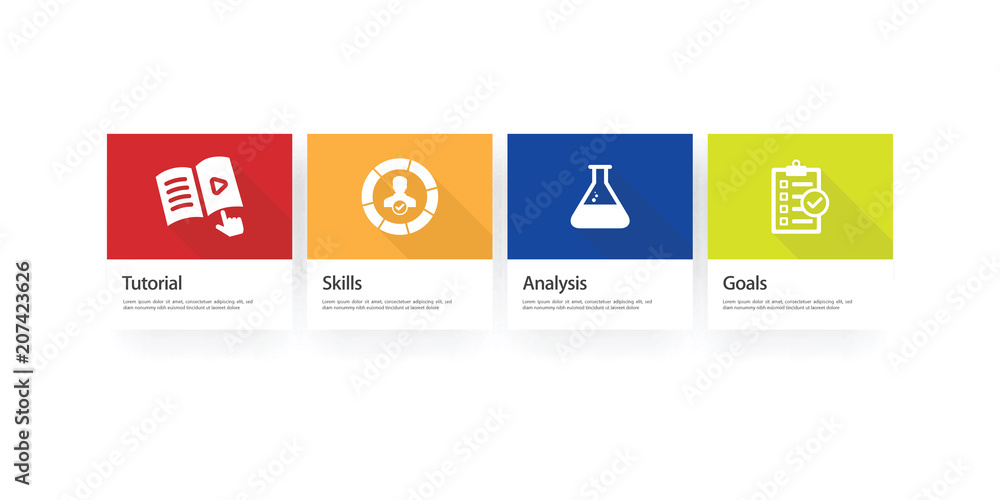Education Infographic Icon Set Stock Vector | Adobe Stock