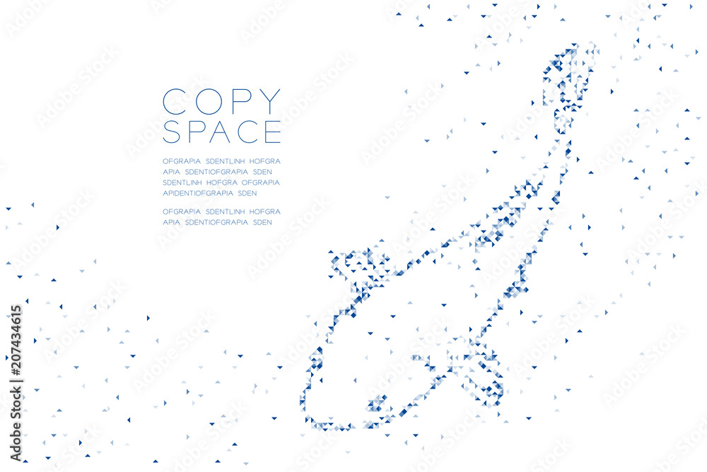 Abstract Geometric Low polygon square box pixel and Triangle pattern ...