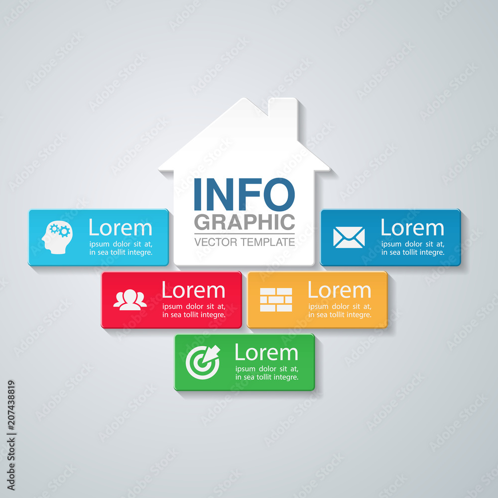 Vector infographic template for diagram, graph, presentation, chart ...