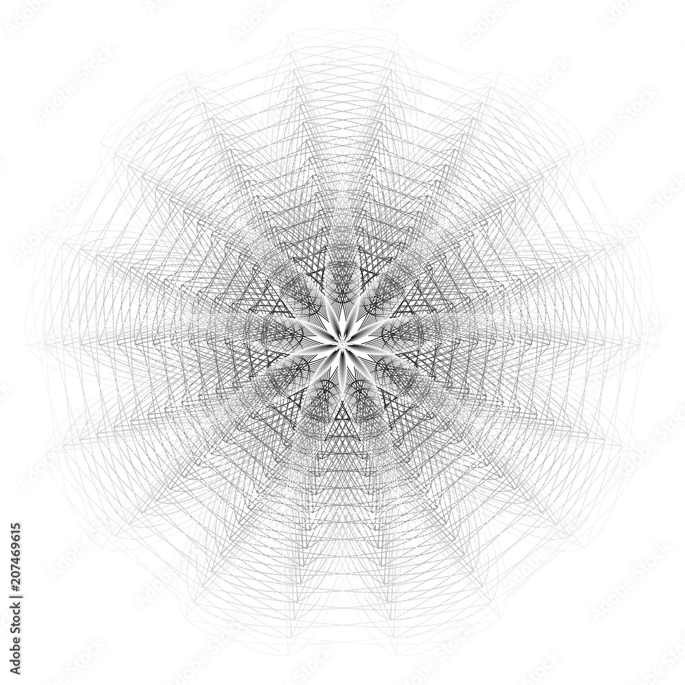 Sacred geometry signs. Set of symbols and elements. Alchemy, religion ...