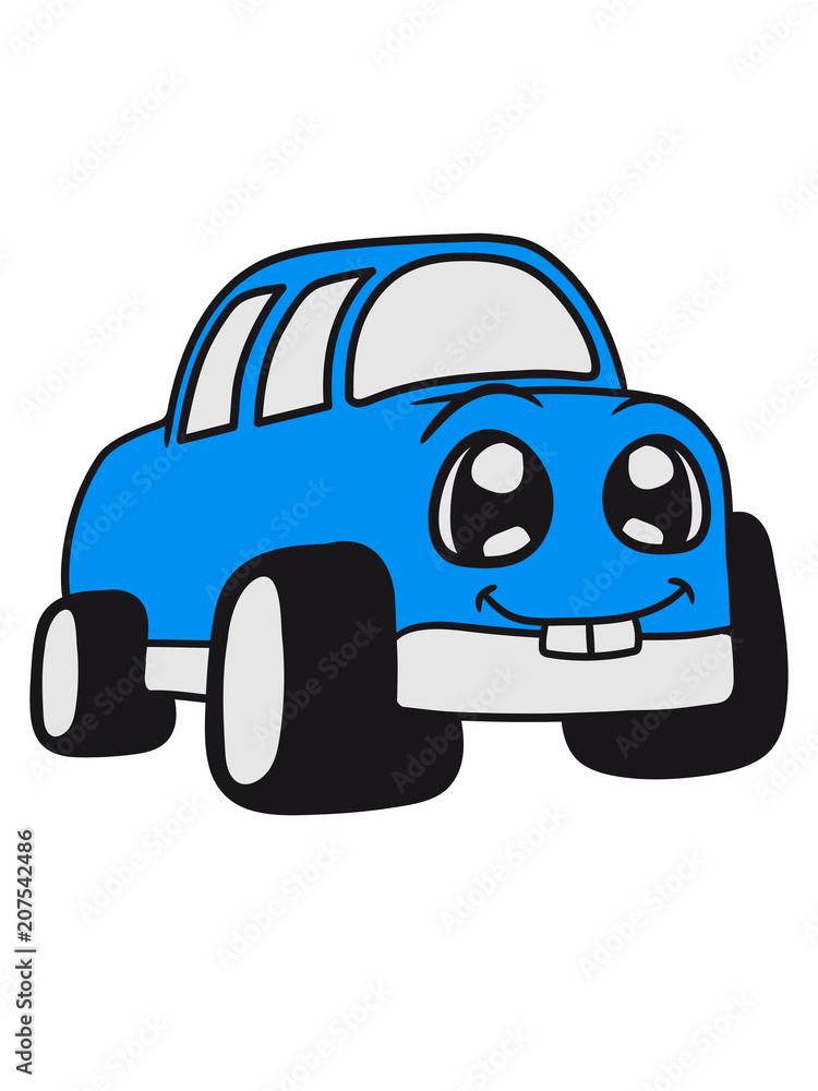 gesicht lebendig comic cartoon auto raser schnell fahren rennauto ...