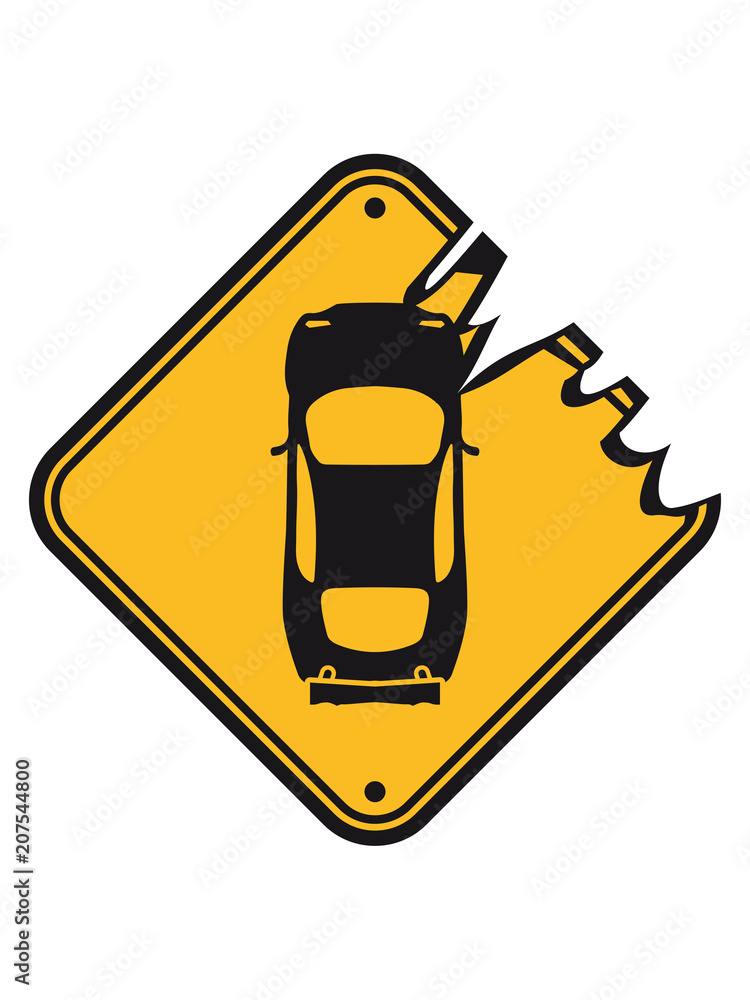 gefahr achtung aufpassen schild vorsicht warnung sportauto auto raser ...