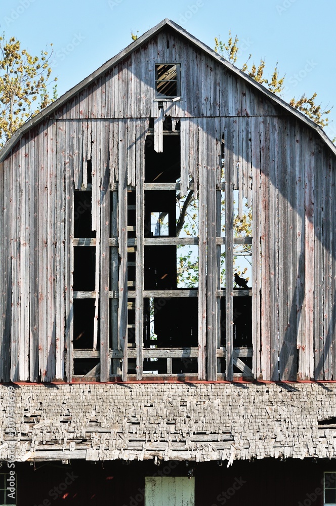 Broken Barn Stock Photo | Adobe Stock