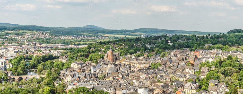 Wetzlar, Altstadt im Panorama Stock Photo | Adobe Stock
