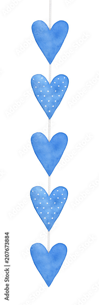 Blue Decorative Line Clipart