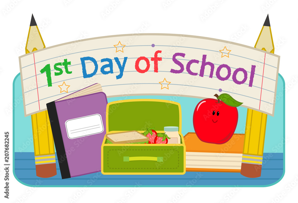 First Day At School Clip Art
